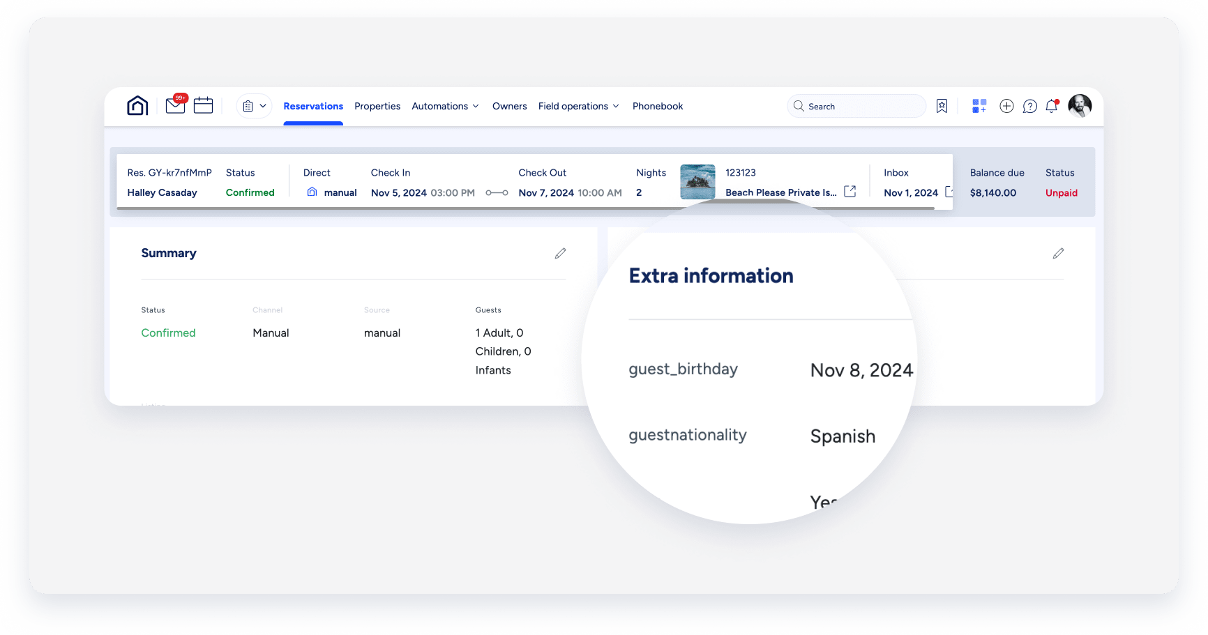 Setting Up Custom Fields Guesty Help Center